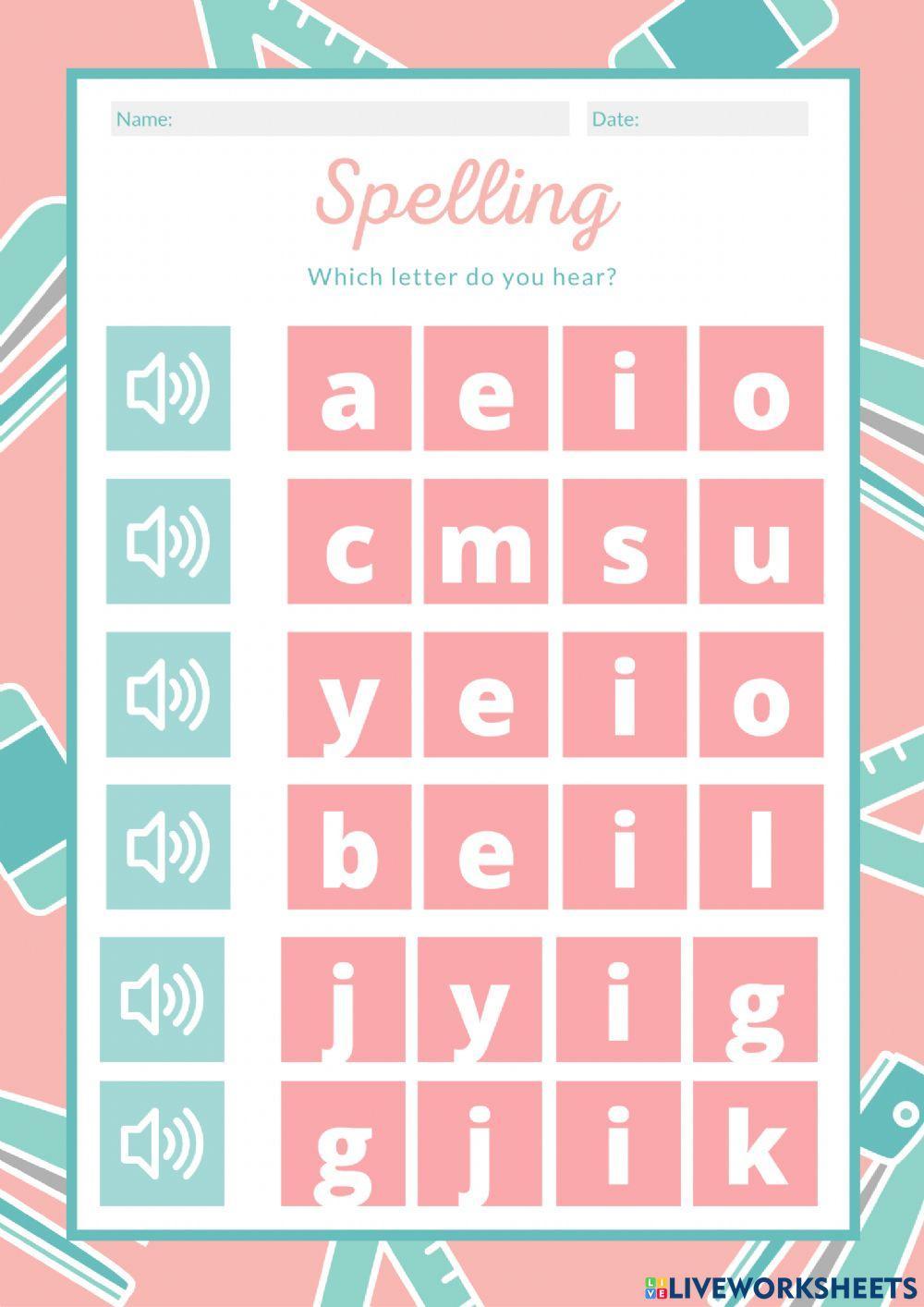 761534 | Alphabet - Spelling | Andrea Ordaz