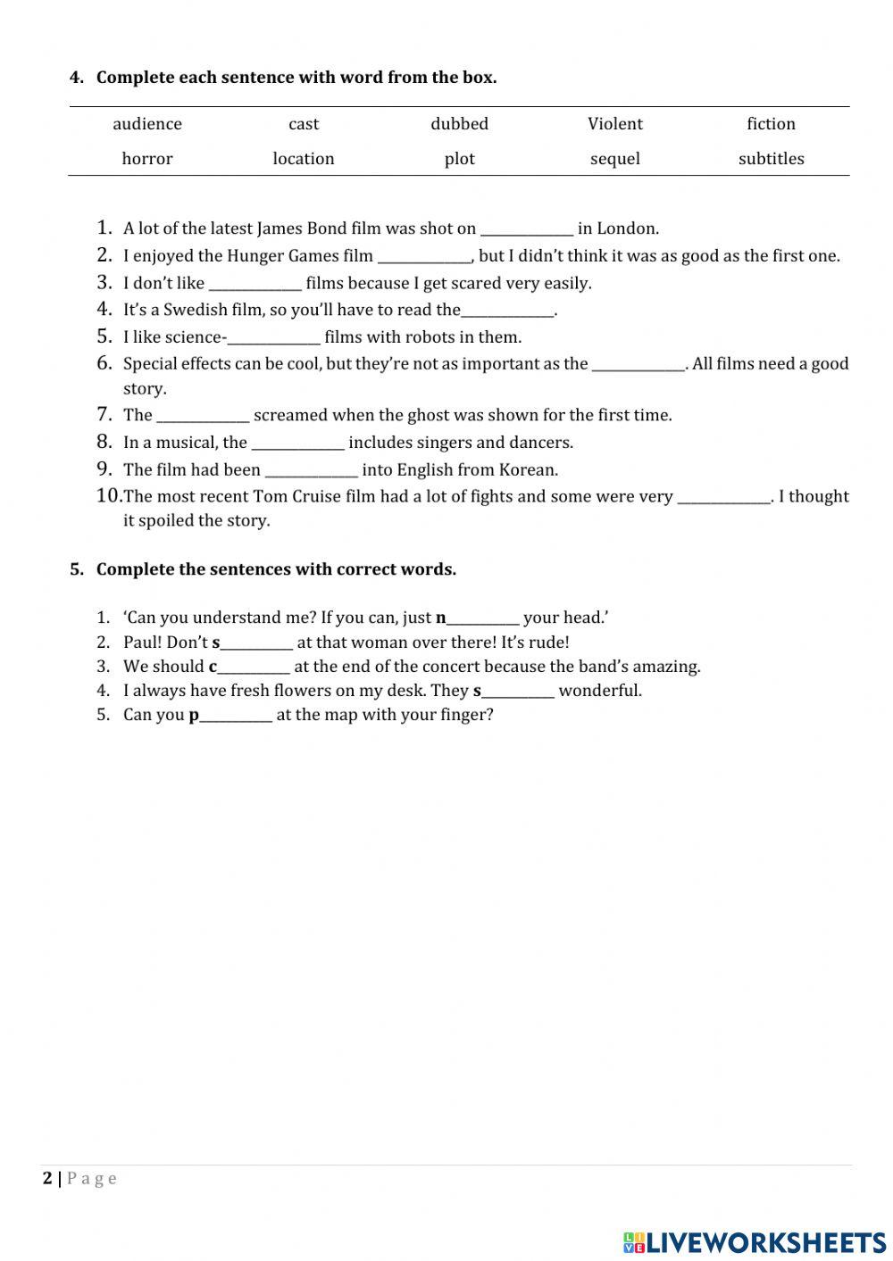 GEP 7B Unit 5 a… | Free Interactive Worksheets | 761690