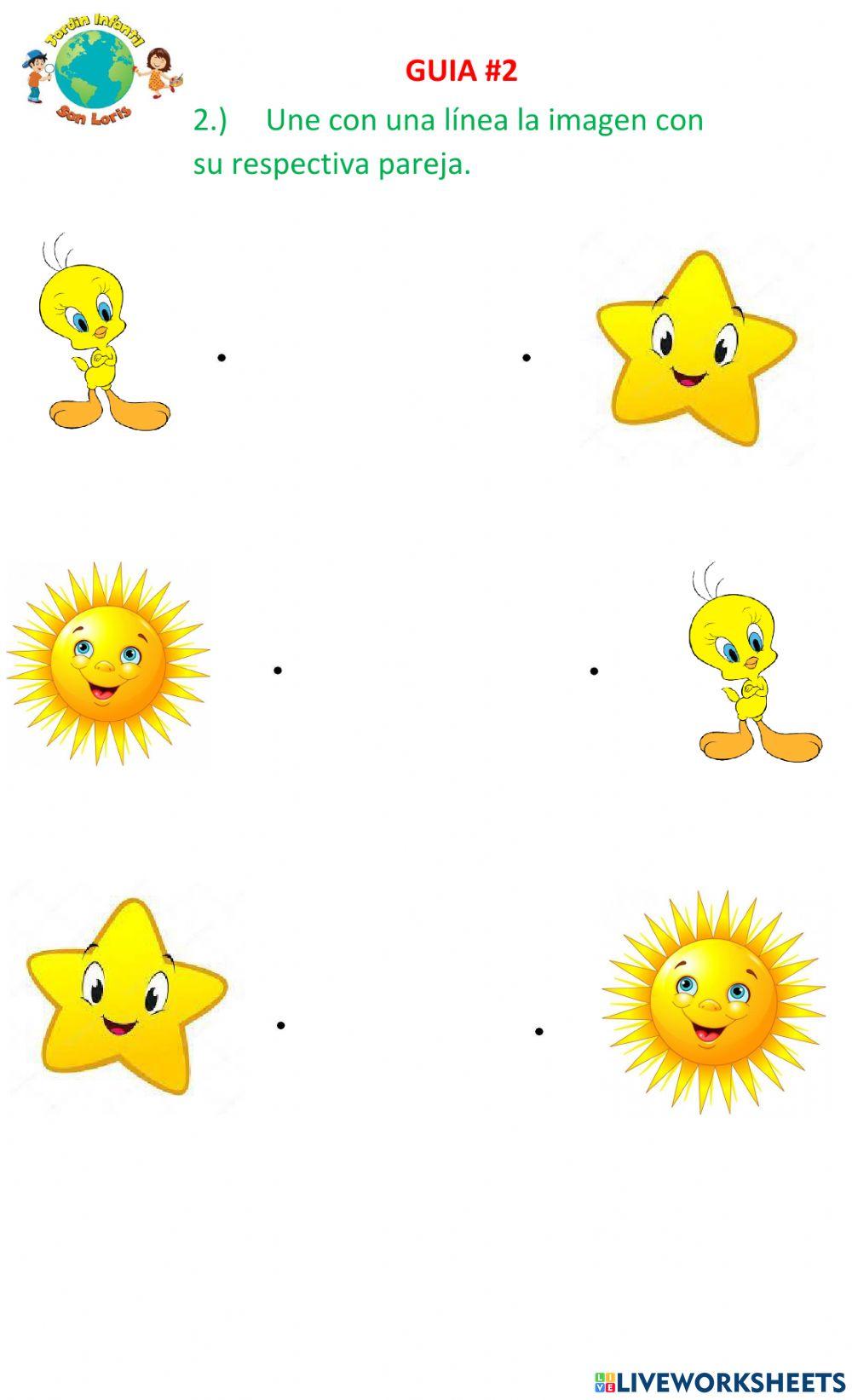 Color amarillo | Live Worksheets