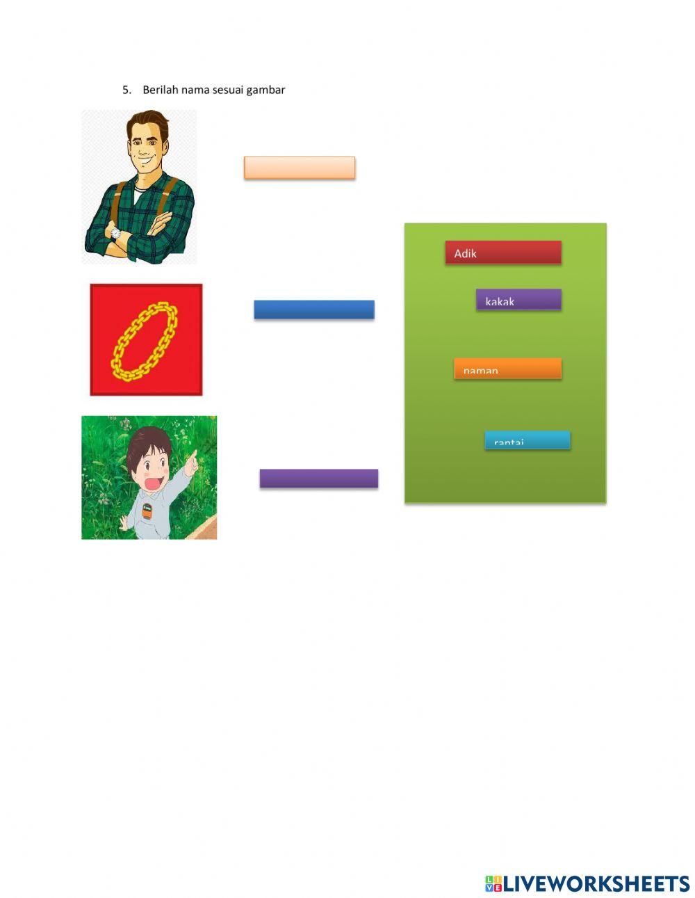 Simbol sila-sila pancasila worksheet | Live Worksheets