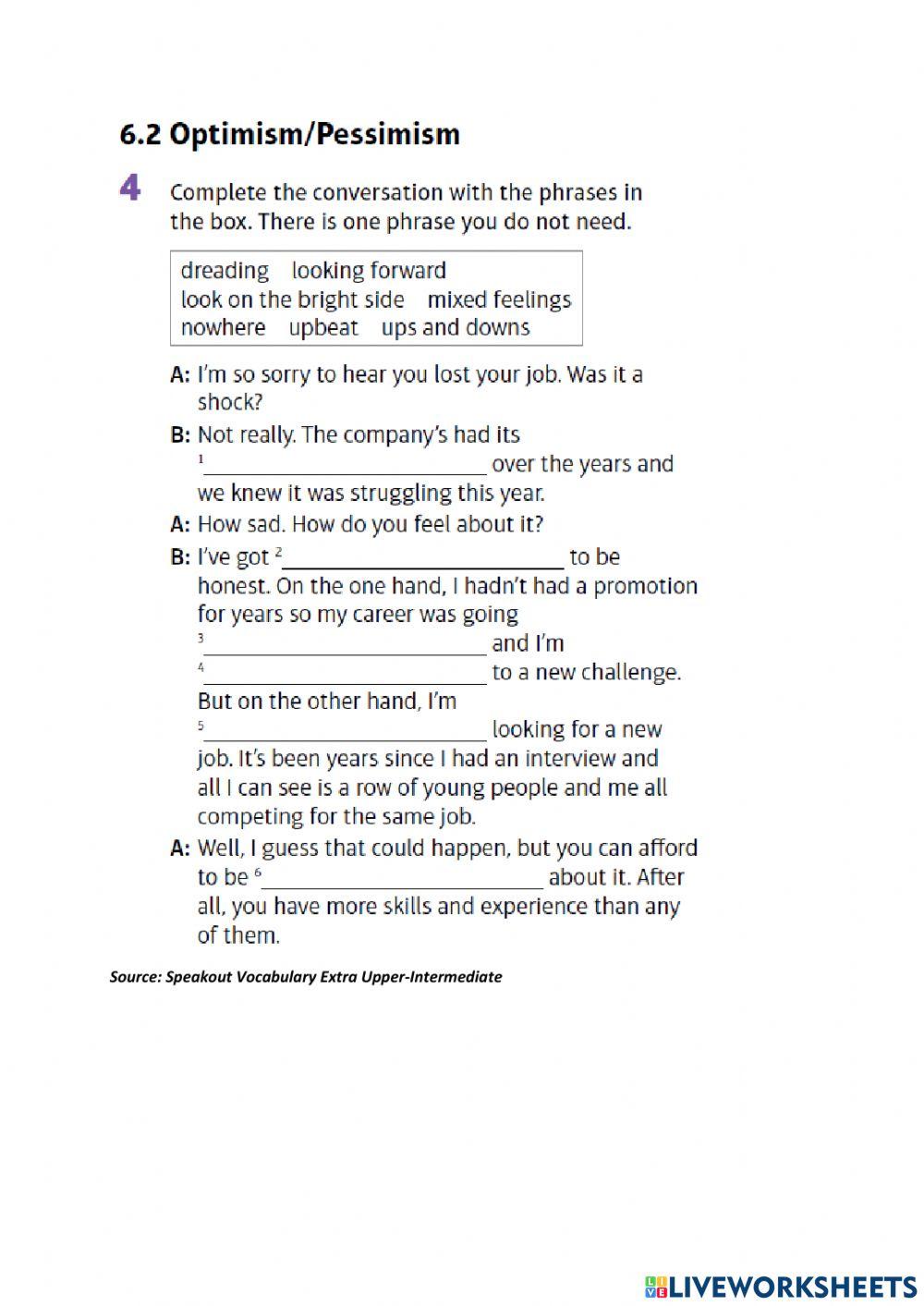 6448427 | SPEAKOUT UPPER.optimism pessimism