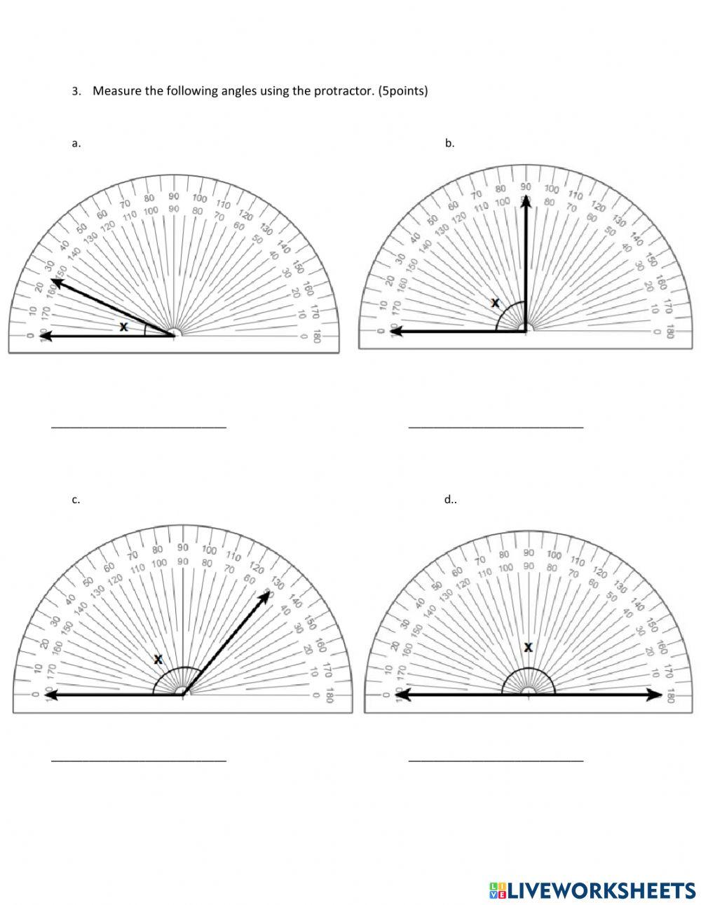 Geometry Quiz 767304 | nesriney | Live Worksheets