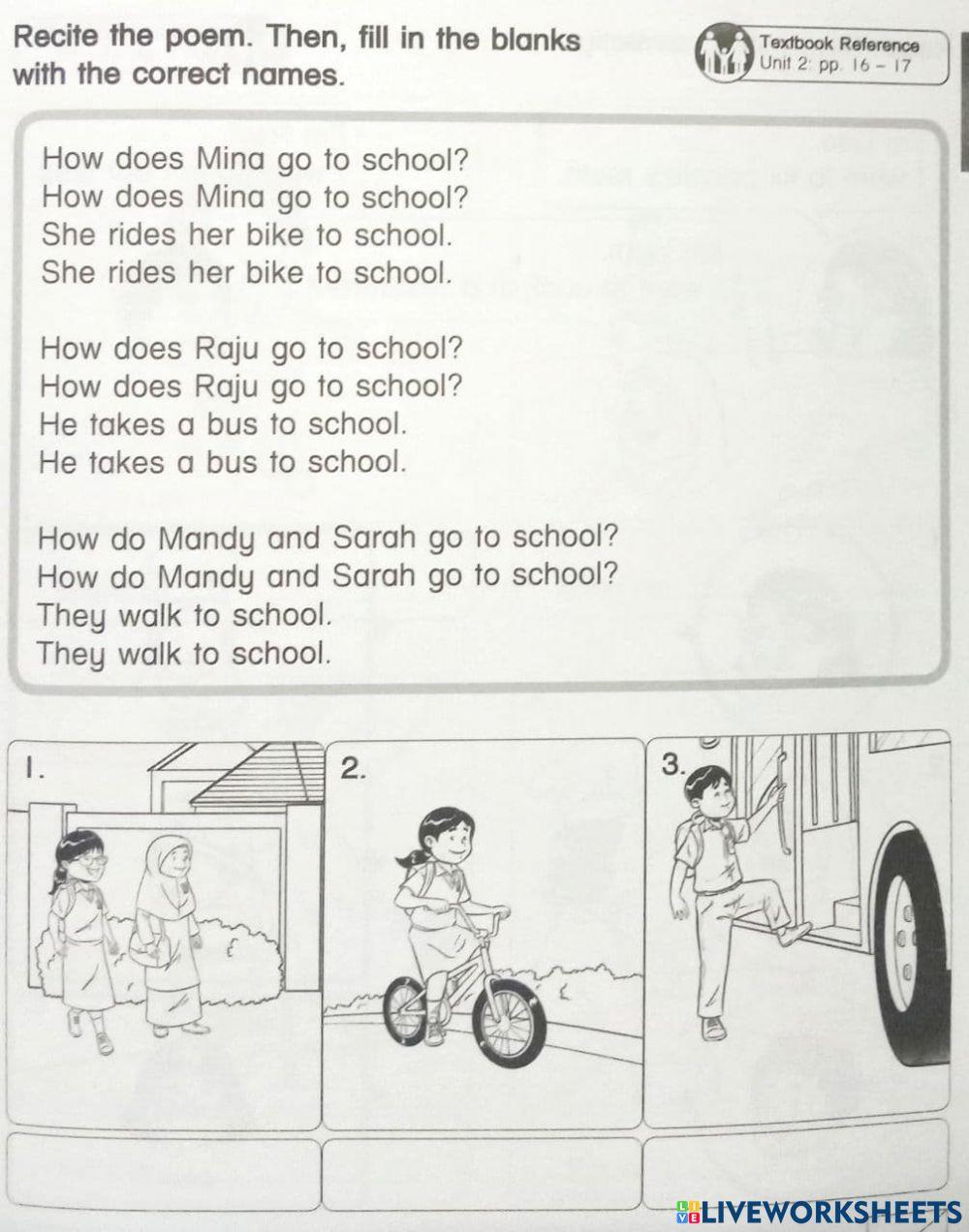 Poem (Year 3, Unit 2) 6450335 | msnadrahim | Live