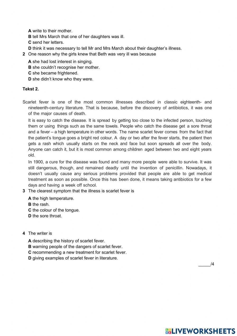 Unit 8 Focus 2 online exercise for | Live Worksheets