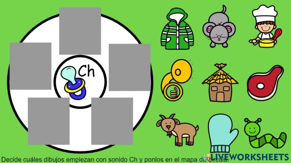 Letra Ch free online exercise | Live Worksheets