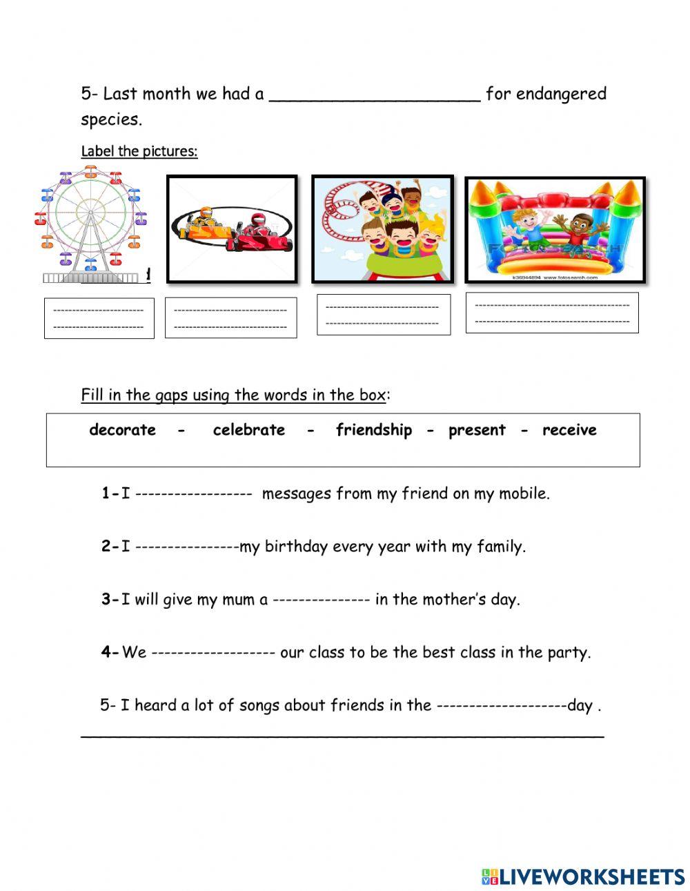 Grade 5 - Module 7 Revision online exercise for | Live Worksheets