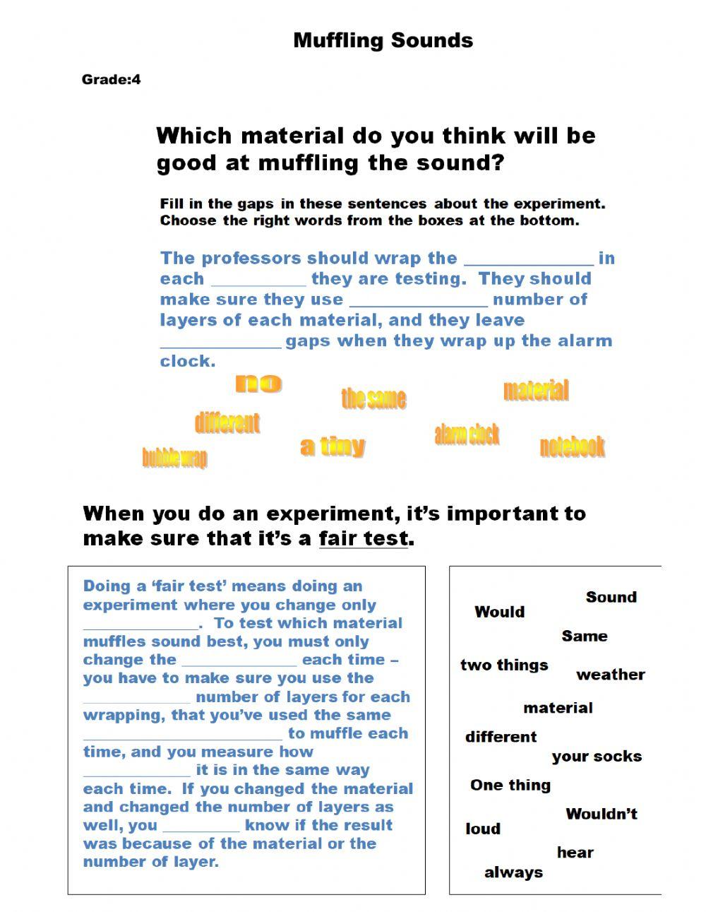 4686048 | muffling sound | nasiba | LiveWorksheets