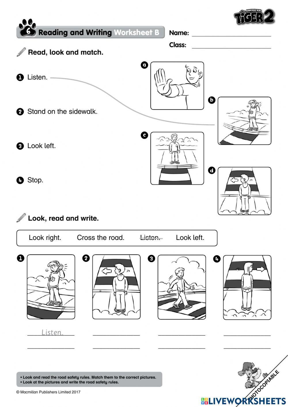 Safety road 4689894 | Mirlo | Live Worksheets