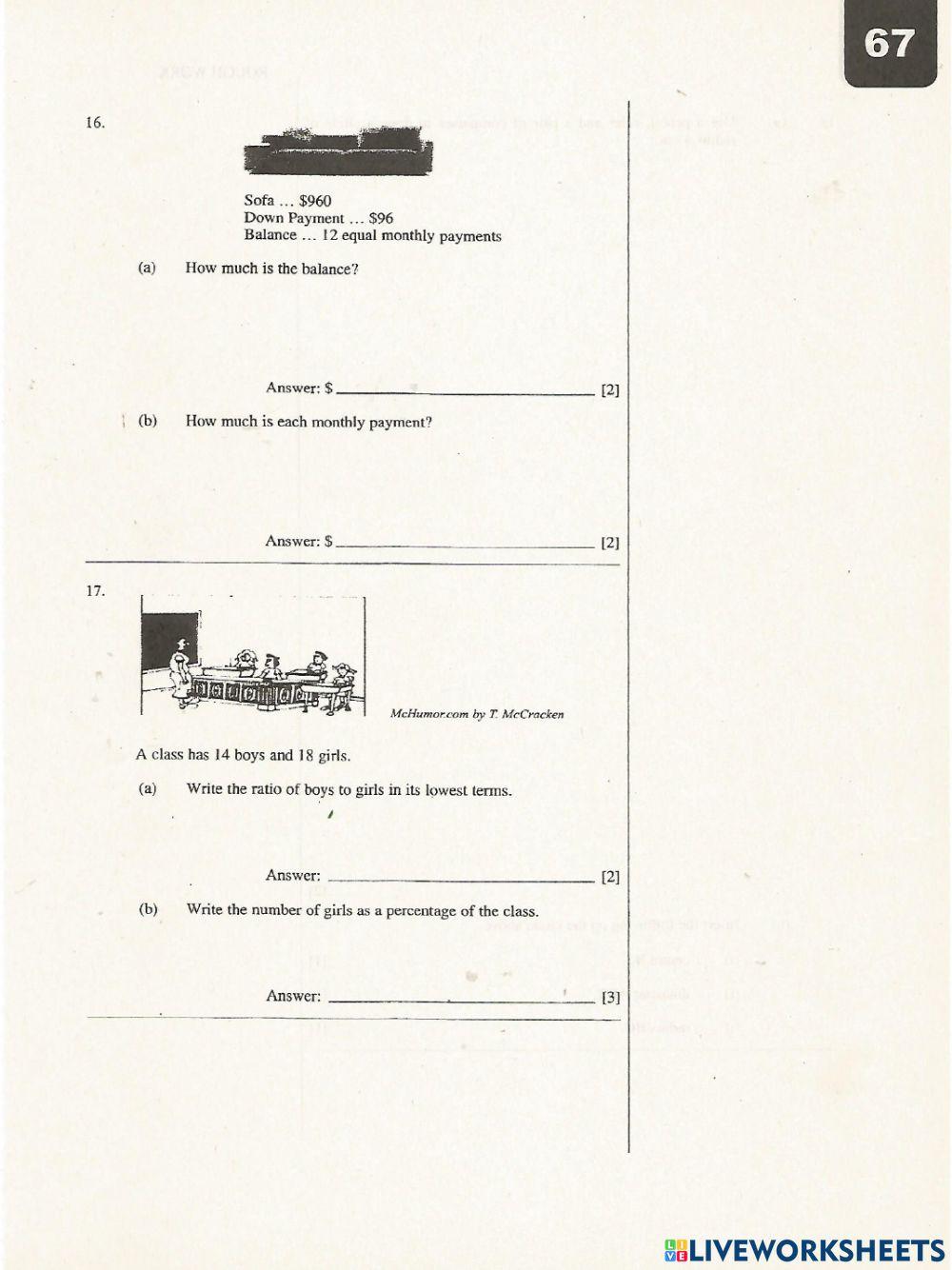 2010 BJC Math P… | Free Interactive Worksheets | 6401485