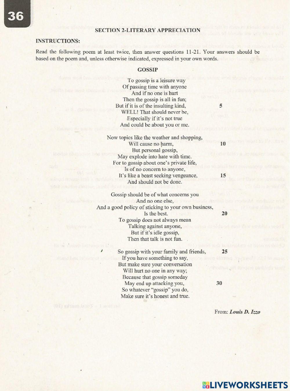 6401505 | 2009 BJC English Language Paper 2 | Olivia