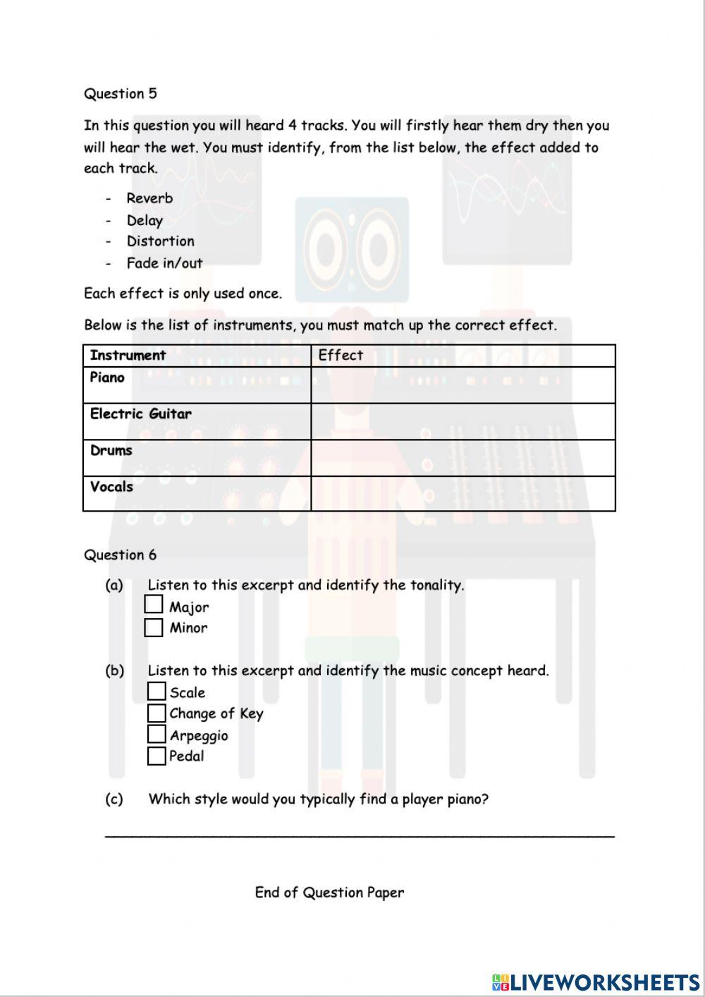 Music Technology Assessment Pg 4 691970 | John McLaughlin