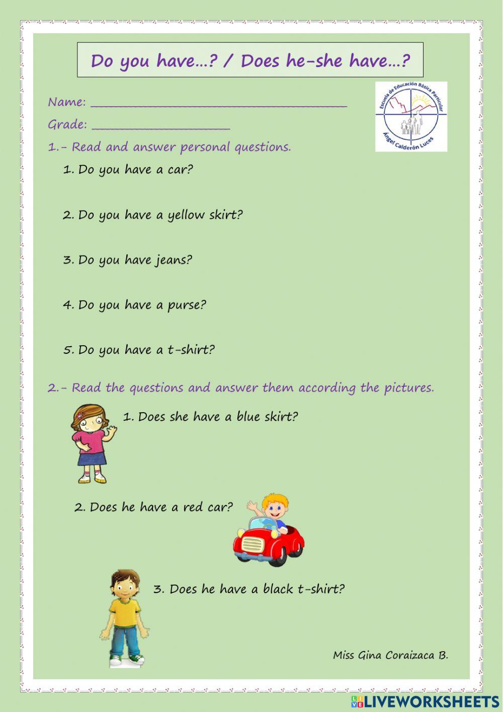 692198 | Do you have...? | Gina Galud Coraizaca Baquerizo