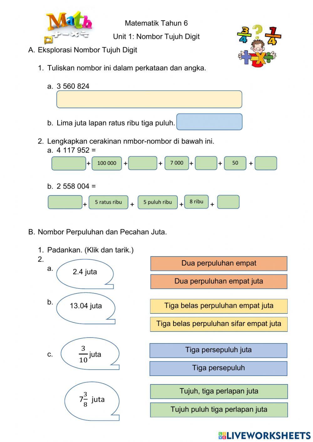Nombor Tujuh Digit 692246 | Nila Surah Bt Anuar | Live