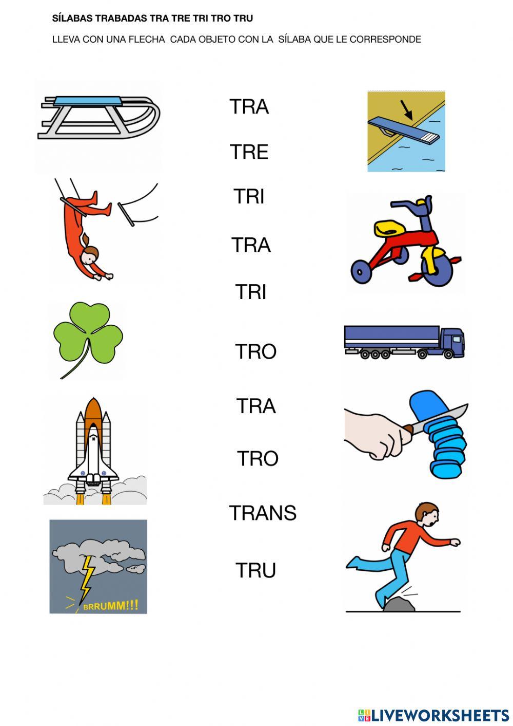Trabada tr activity | Live Worksheets