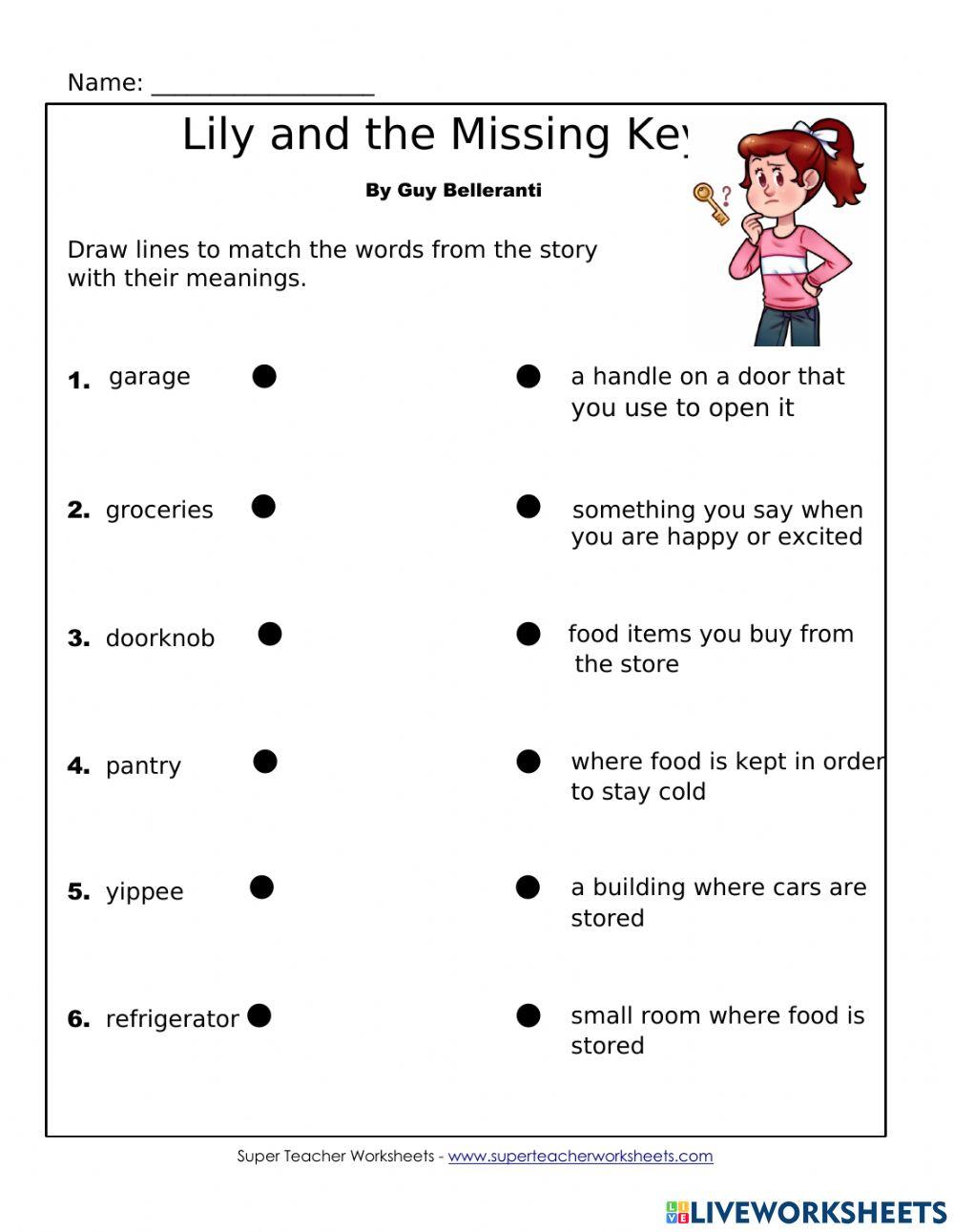 Lily and the Mi… | Free Interactive Worksheets | 6405021