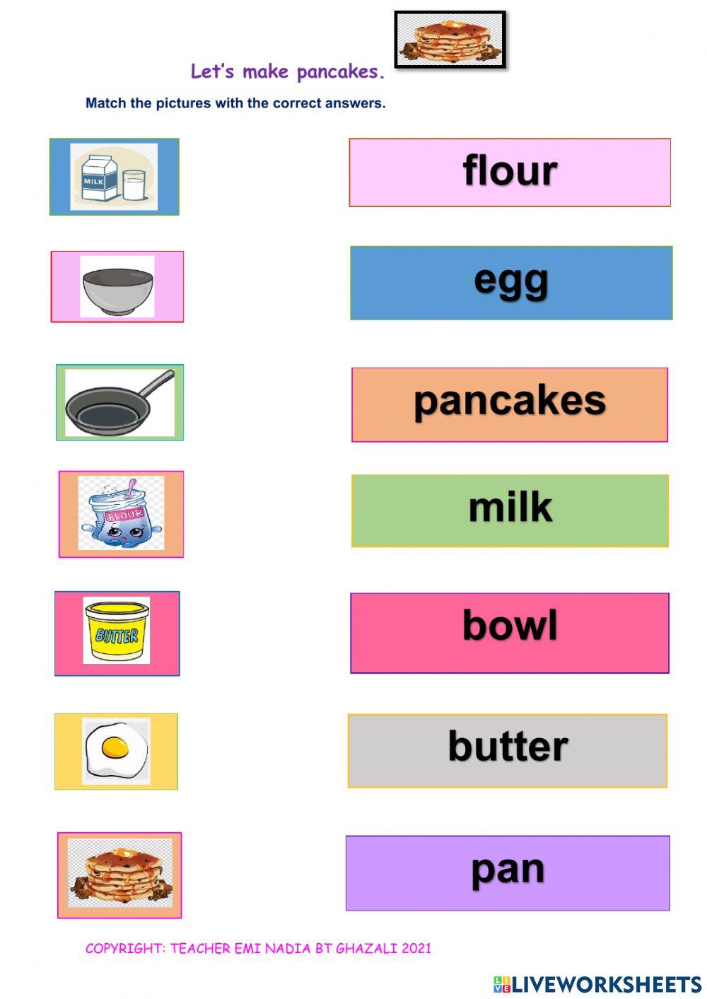 696695 | Let's make pancakes. | TeacherEmiNadia