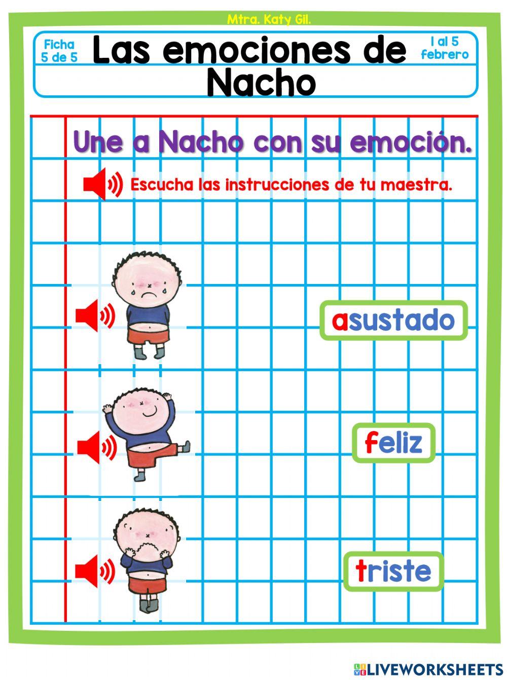 Emociones Online Exercise For Educación Especial Live Worksheets