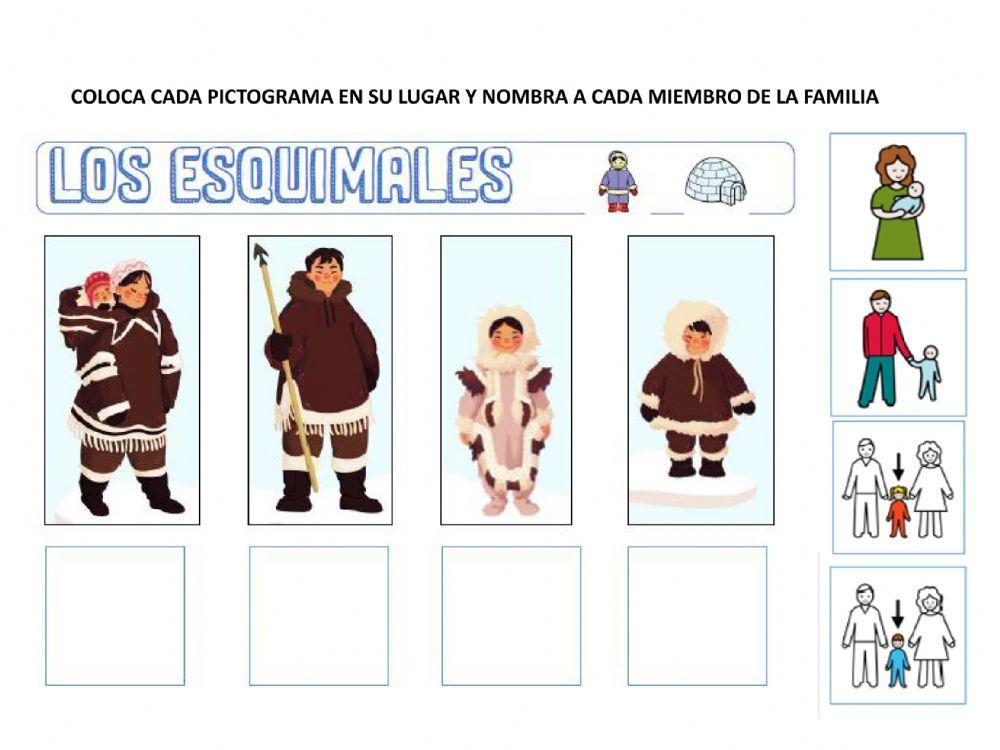 LOS ESQUIMALES 1 worksheet | Live Worksheets
