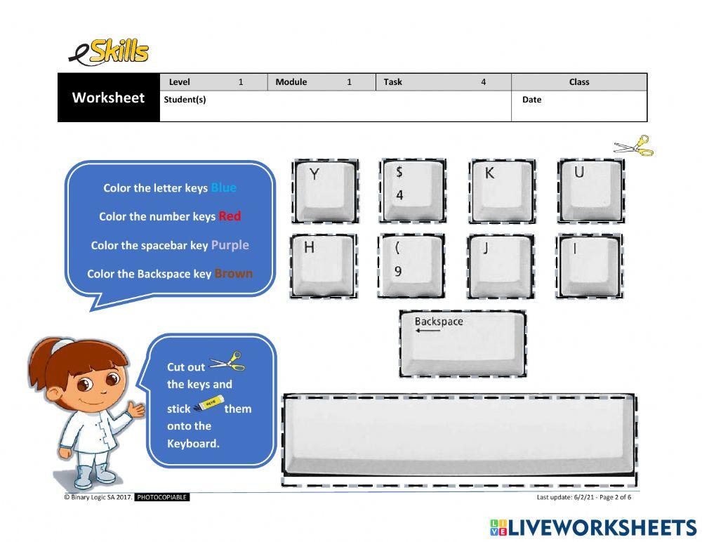 Ict e skills 4.2 worksheet | Live Worksheets