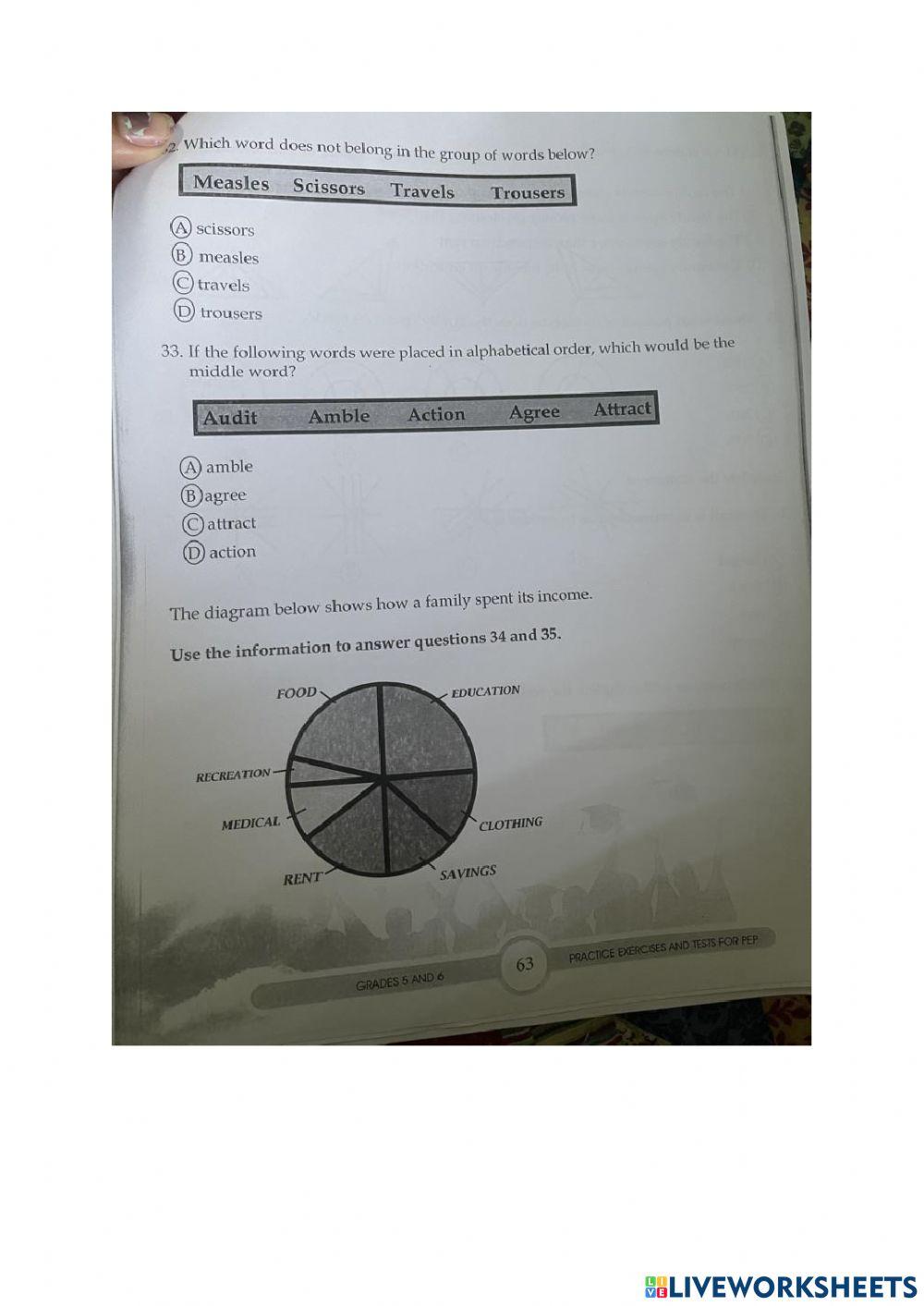 Ability 2 | Free Interactive Worksheets | 698301