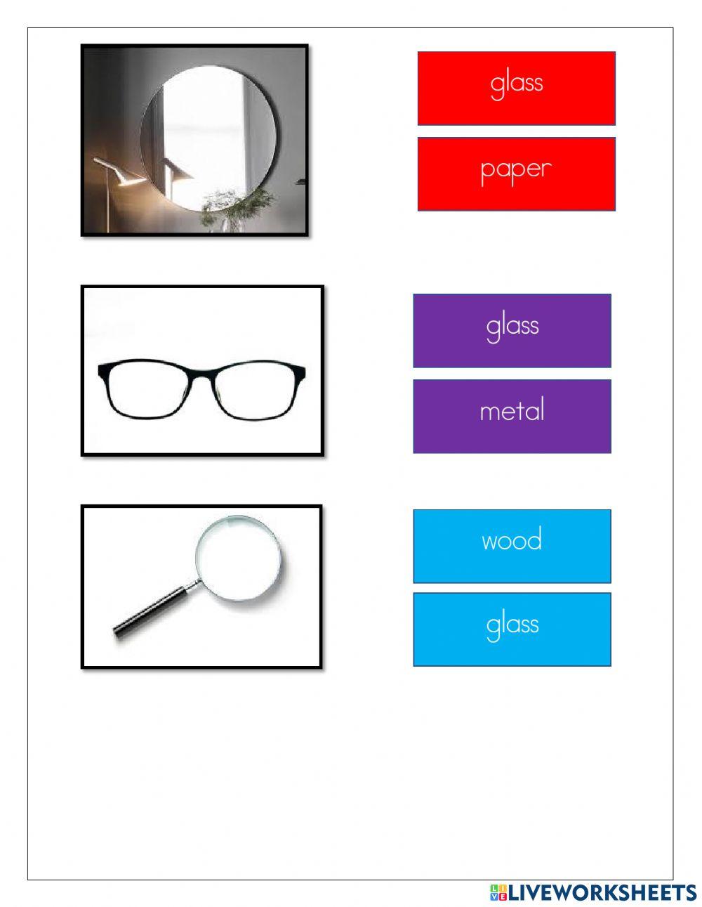 Material live w… | Free Interactive Worksheets | 699575