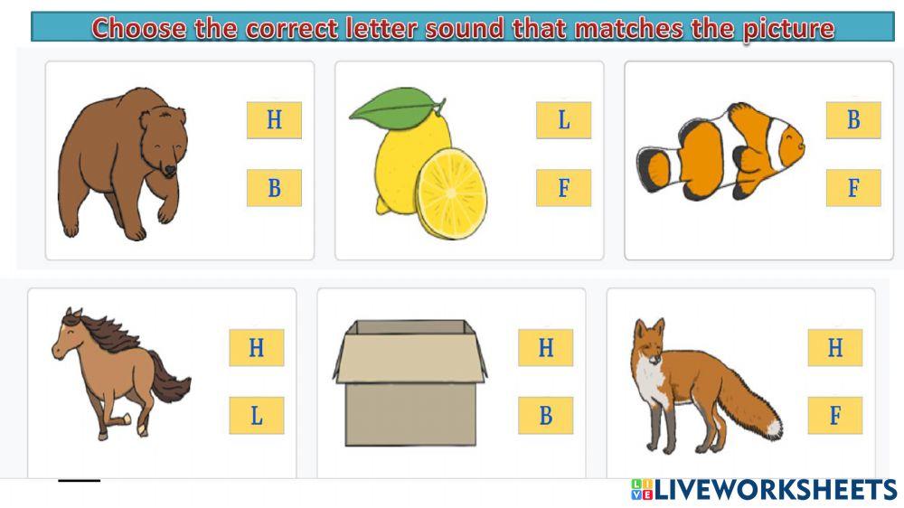 Letters | Free Interactive Worksheets | 700400