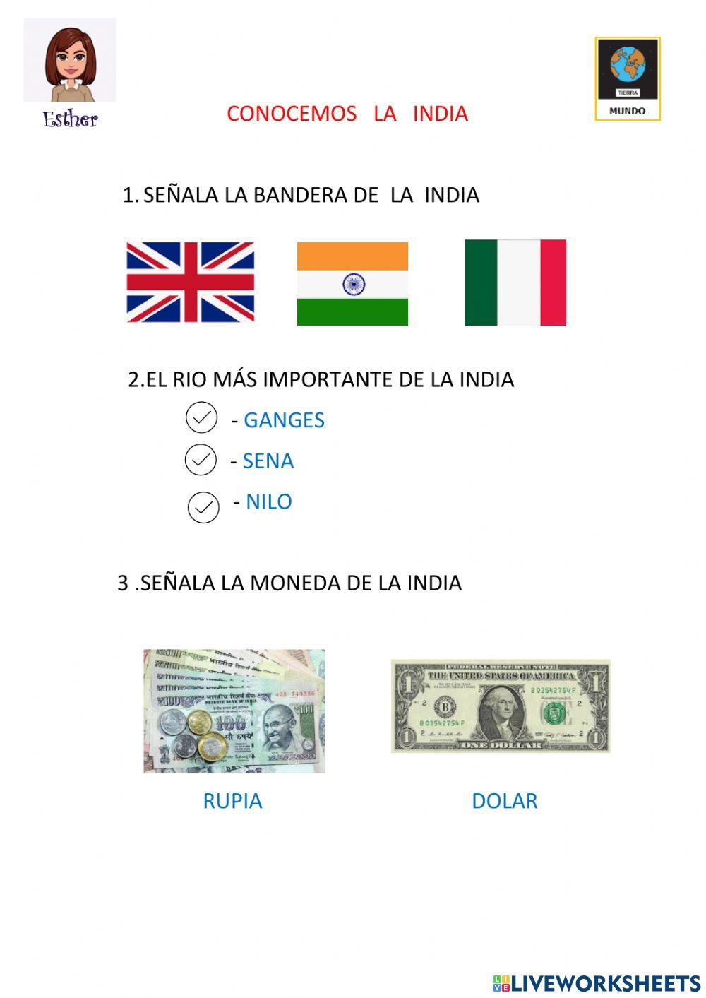 La india activity | Live Worksheets