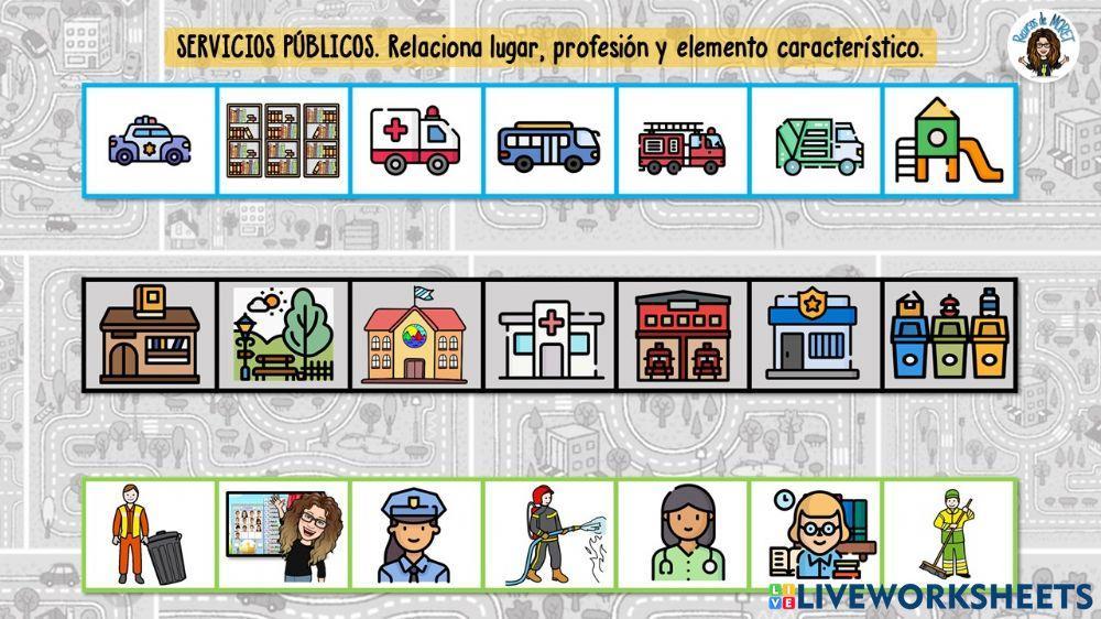 Servicios públicos online activity | Live Worksheets