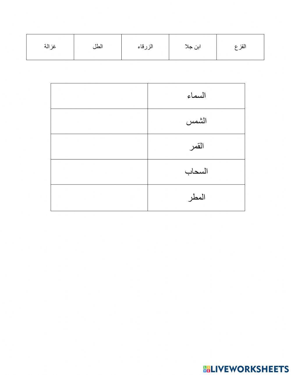 sun words online exercise for | Live Worksheets