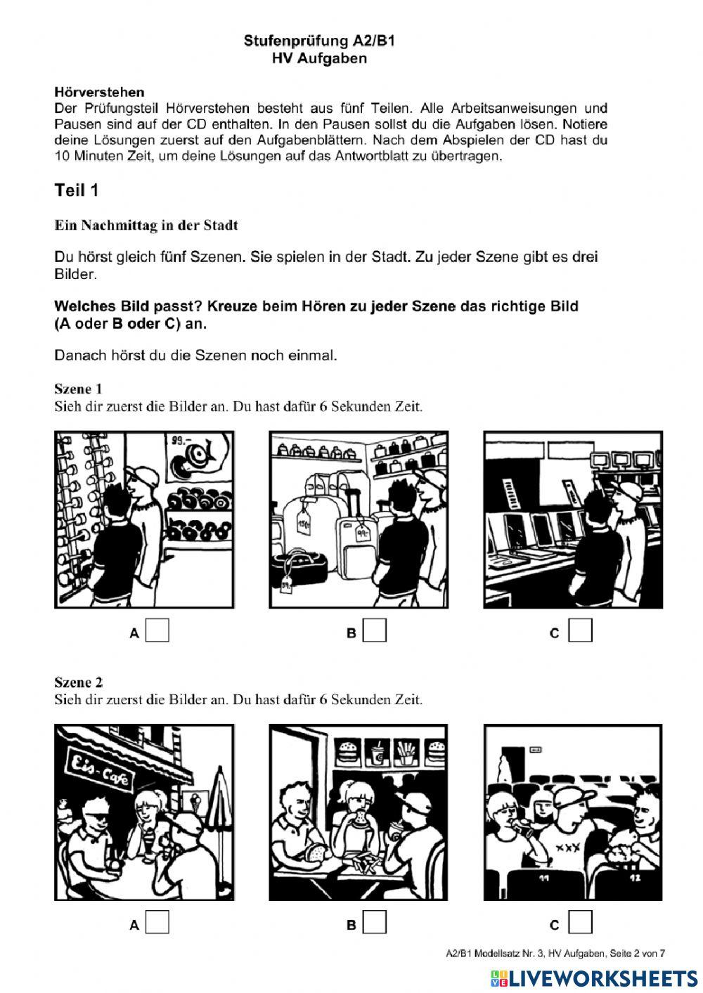 DSD TRAINING 1 Hörverstehen (Modellsatz 3) 6408172