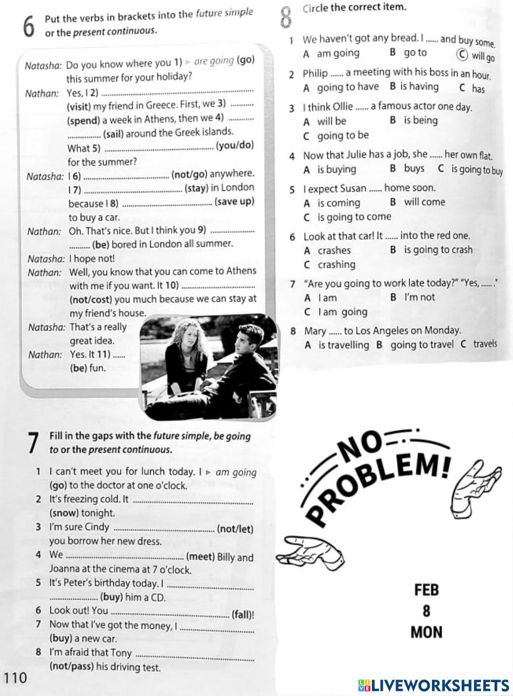 8th grade English. Future tenses 0704 | Austėja