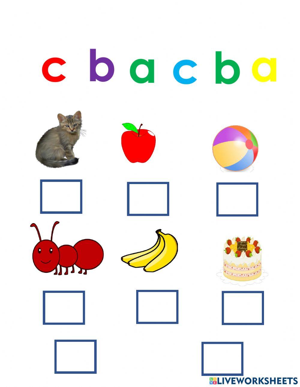 702193 | LETTERS revision | Zahia Bader | LiveWorksheets