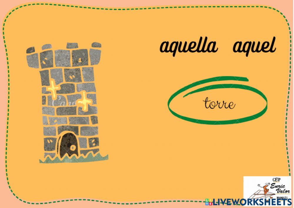 Aquel aquella lectura r rr worksheet | Live Worksheets
