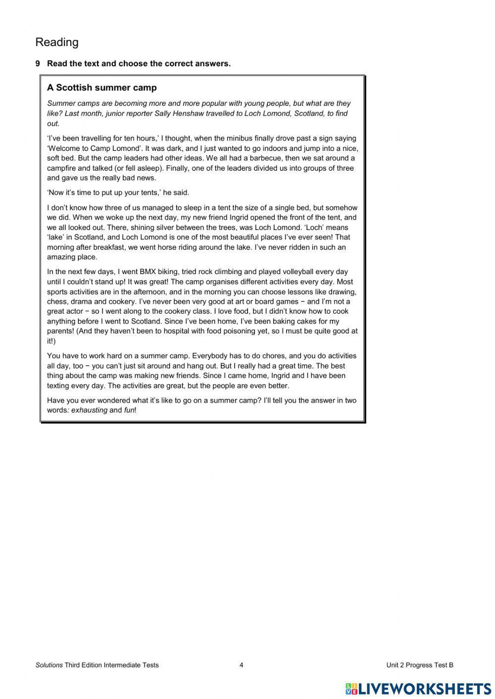 Solution Progre… | Free Interactive Worksheets | 702536