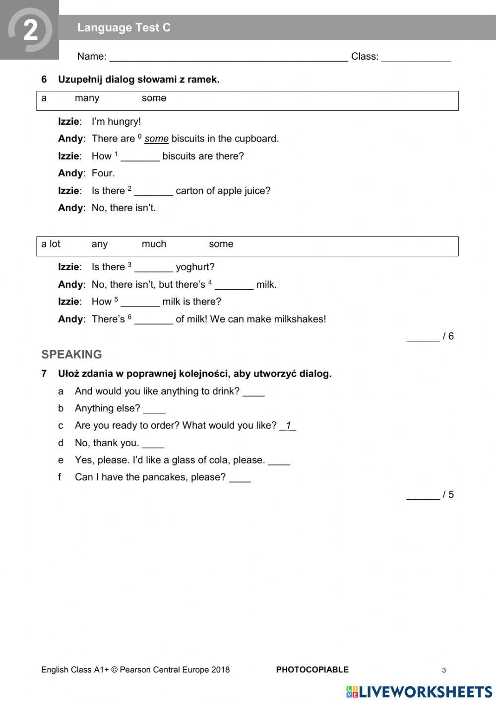 Test Unit 2 Eng… | Free Interactive Worksheets | 6408682