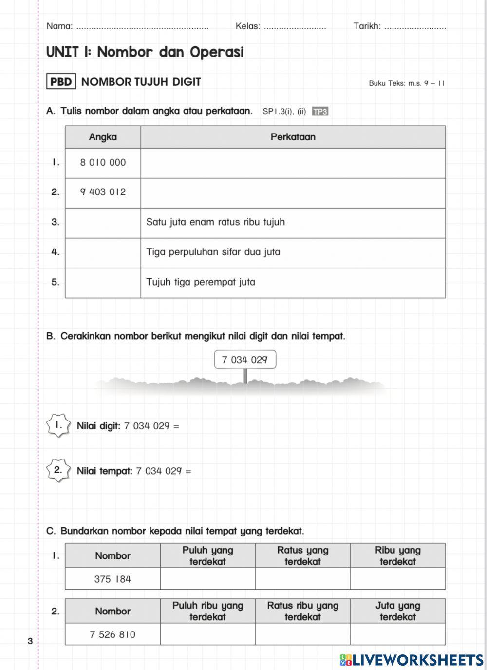 4707874 | NOMBOR TUJUH DIGIT TAHUN 6 | hannah0109