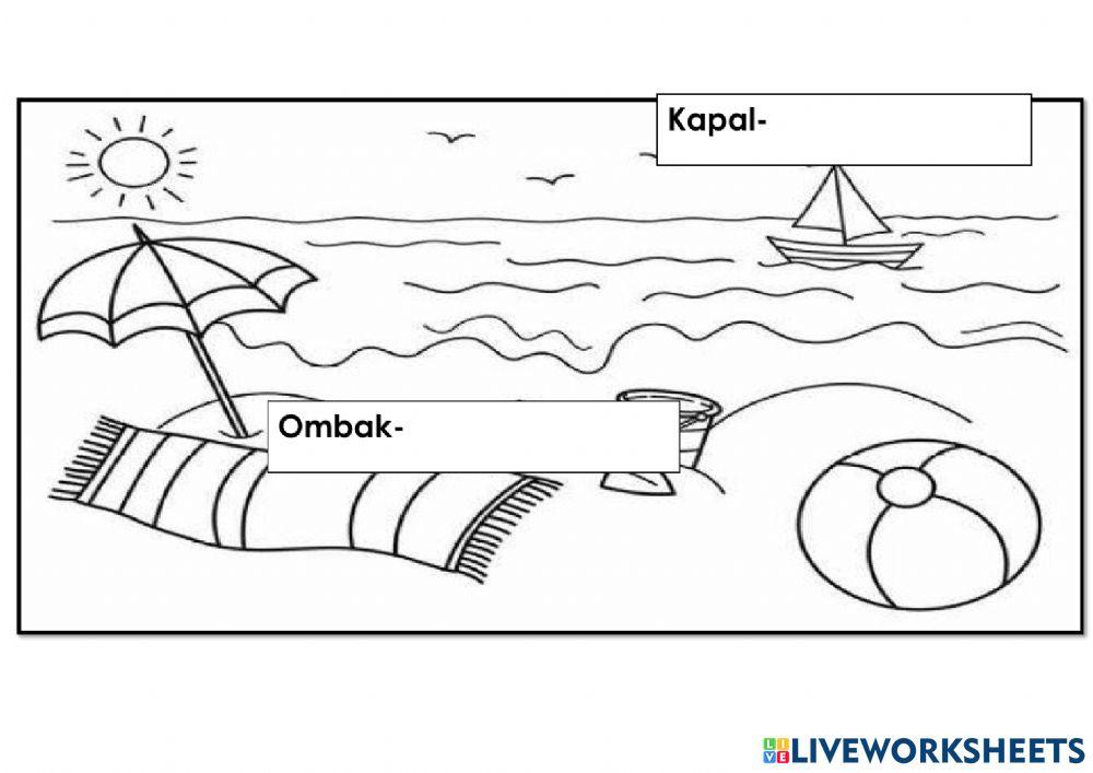 Unsur seni garisan worksheet | Live Worksheets