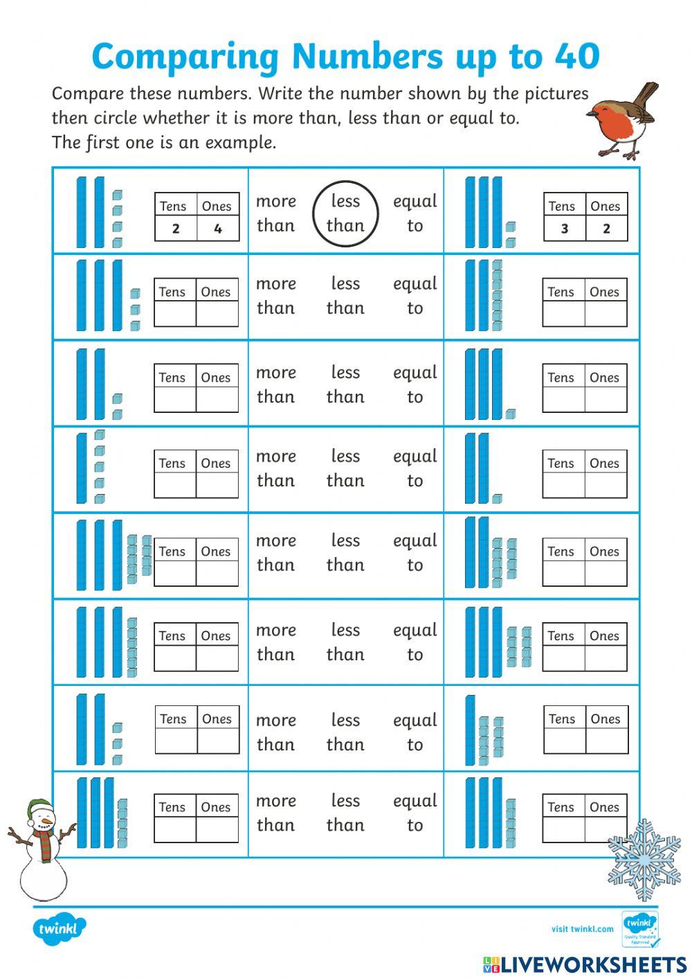 Compare numbers to 100 6410860 | jumanahjouj | Live