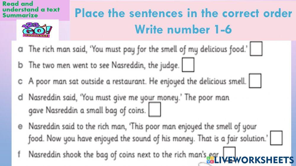 705787 | Fair solution | Amy | LiveWorksheets