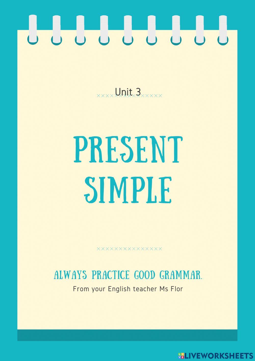 Present Simple online exercise for basic | Live Worksheets