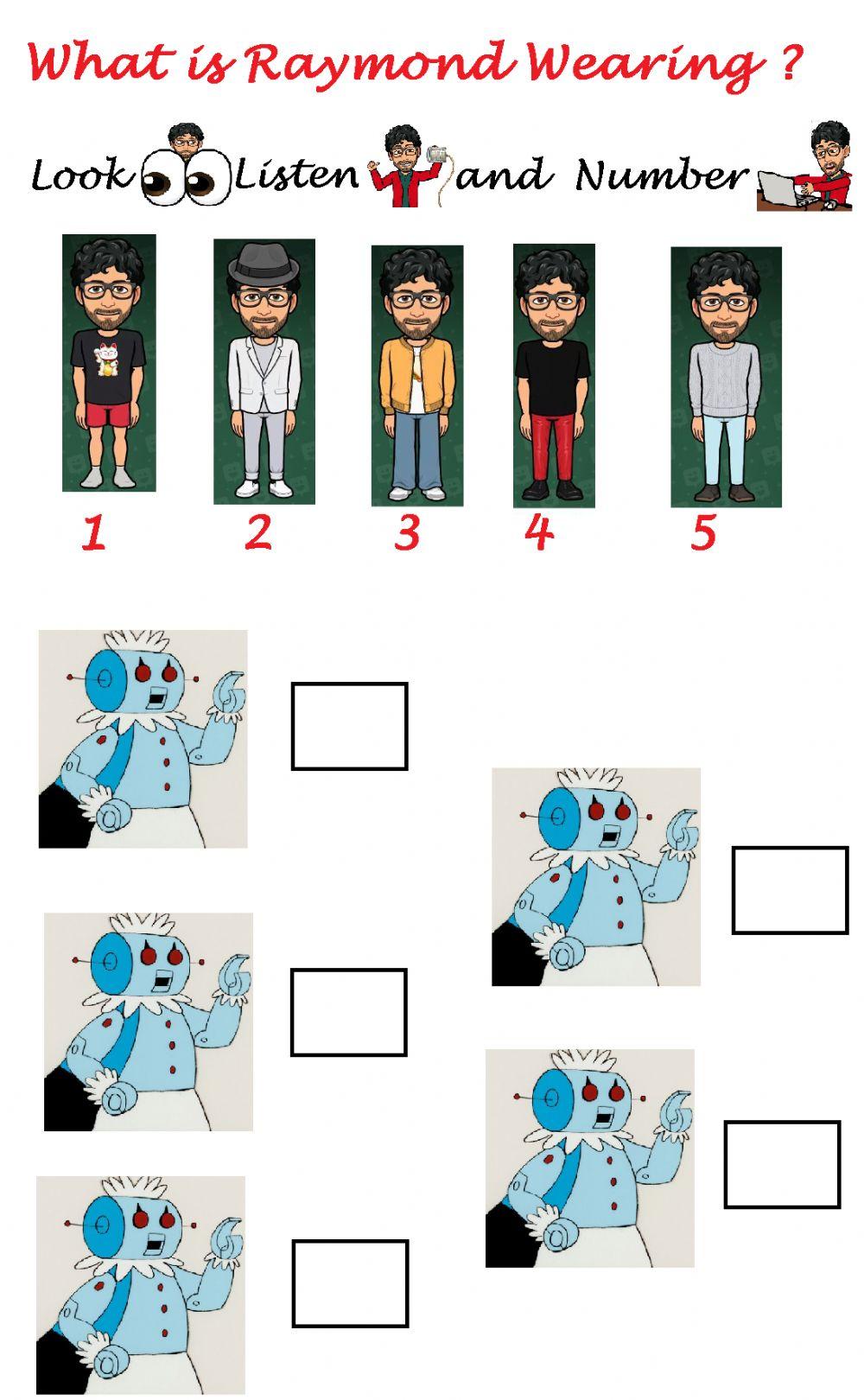 What is Ramón wearing? worksheet | Live Worksheets