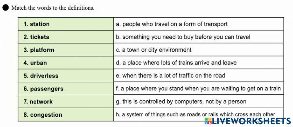 Unit 6- Lesson 3 worksheet | Live Worksheets