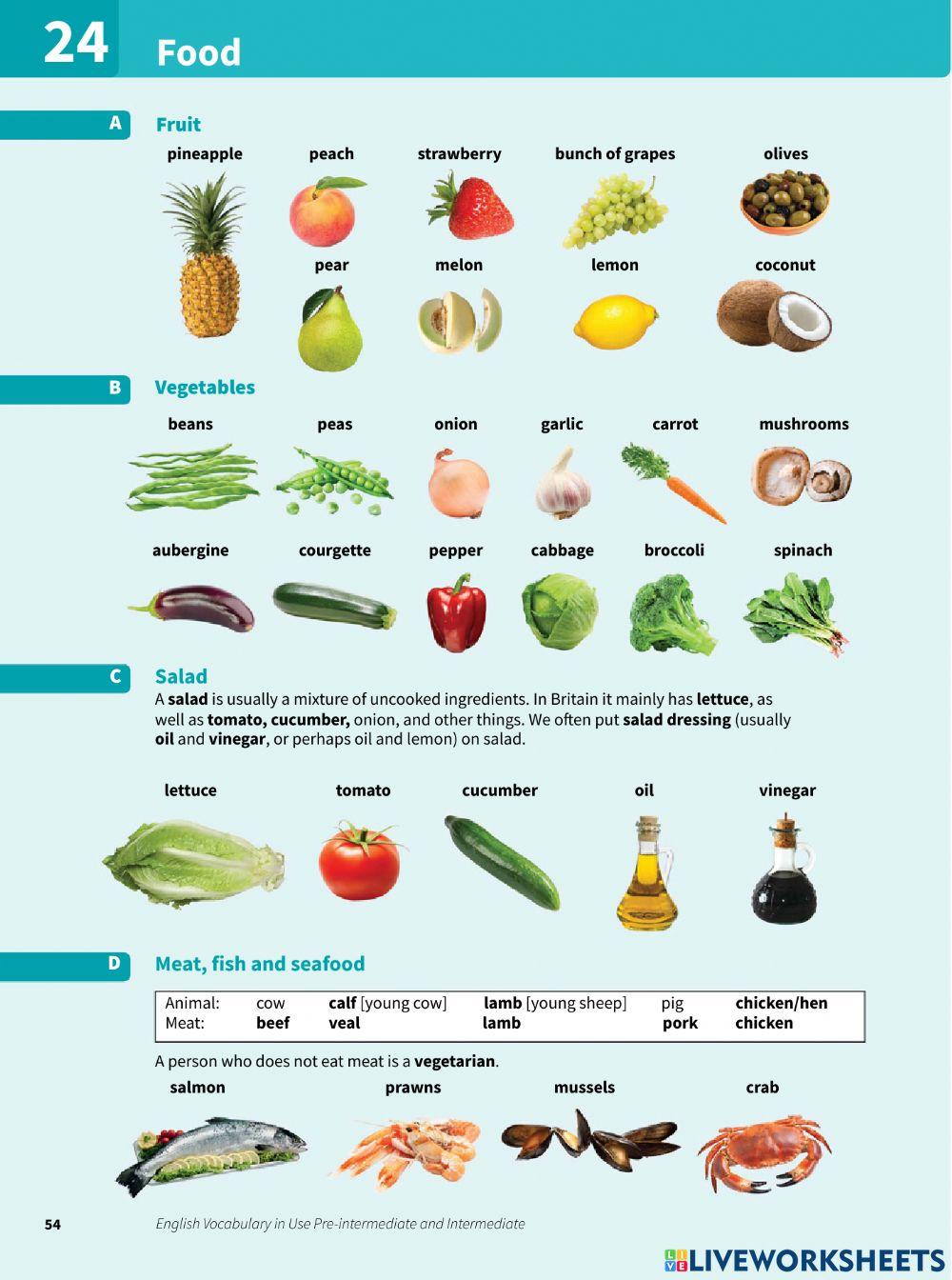 6412532 | Food Intermediate | Anastatia | LiveWorksheets