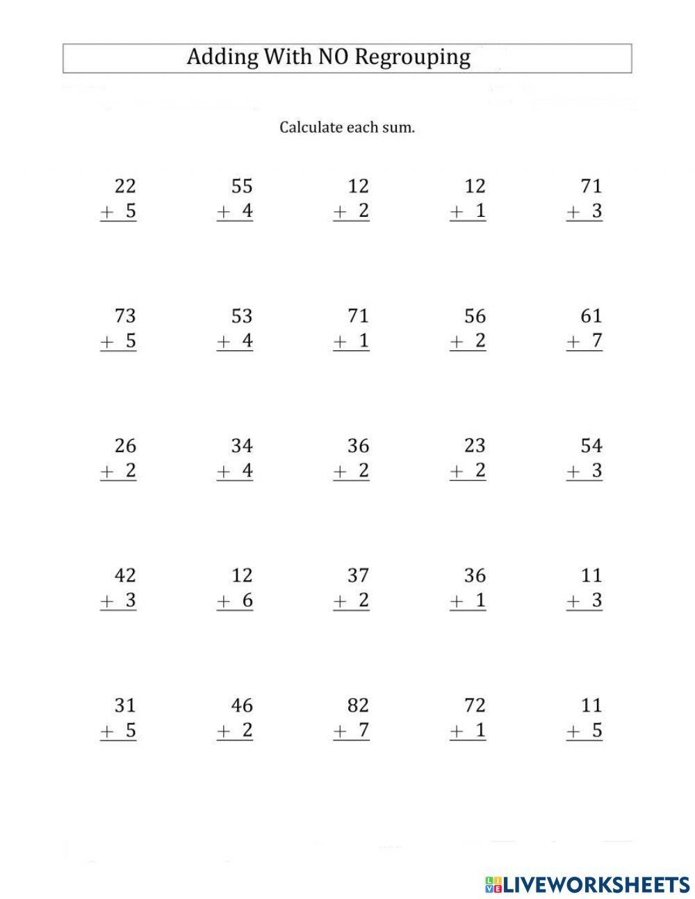 Double With Single Digit Addition Worksheet Live Worksheets double-with-single-digit-addition-worksheet-live-worksheets