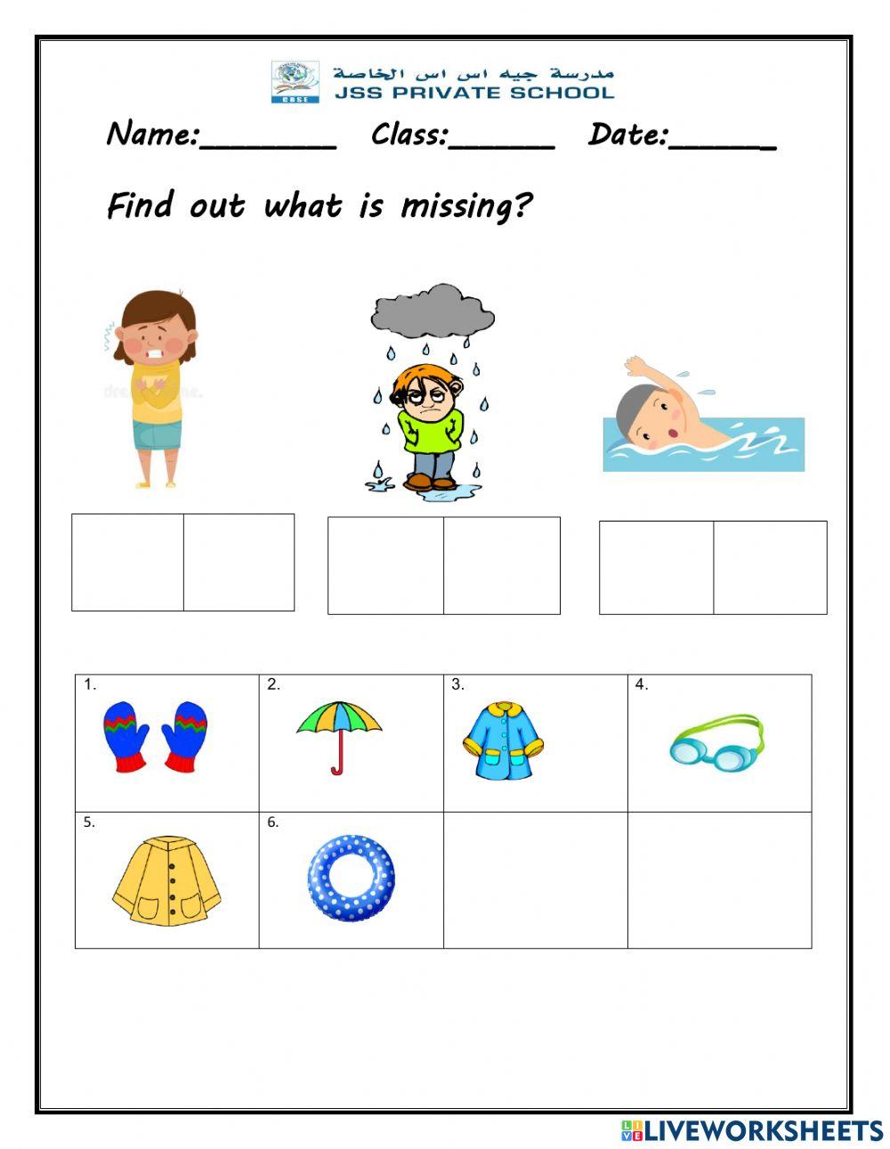 Season worksheet worksheet | Live Worksheets