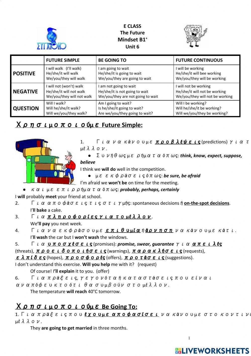 E Grammar 6 worksheet | Live Worksheets