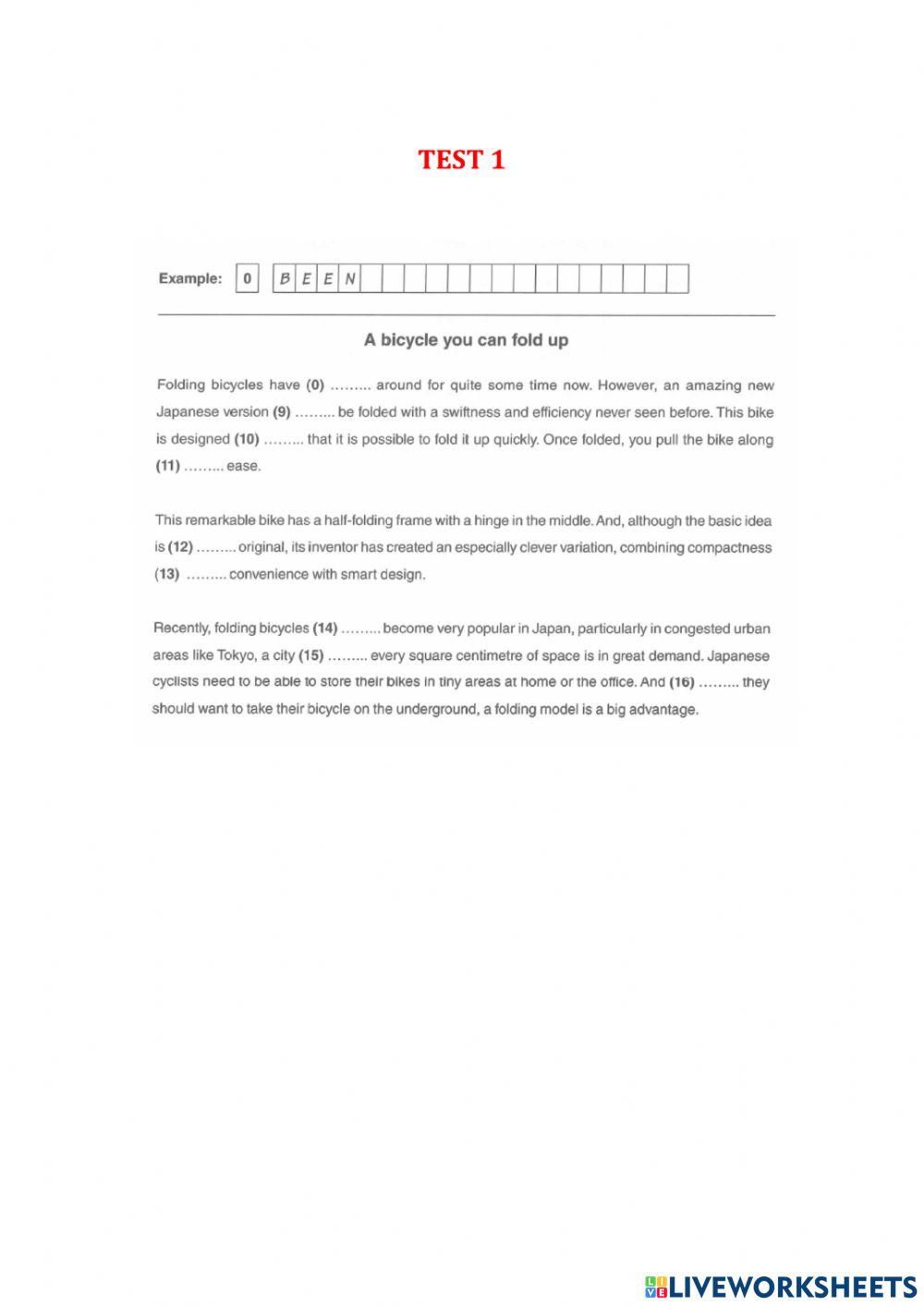 6413767 | FCE TEST 1 | hellomataro | LiveWorksheets