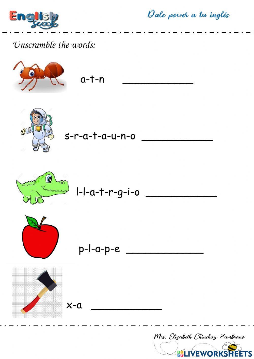 Letter A online exercise for KIDS | Live Worksheets