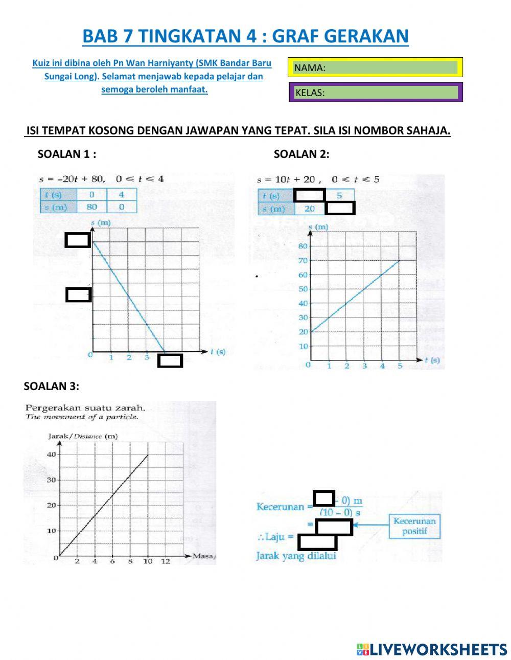 BAB 7 MATE TING… | Free Interactive Worksheets | 1465636
