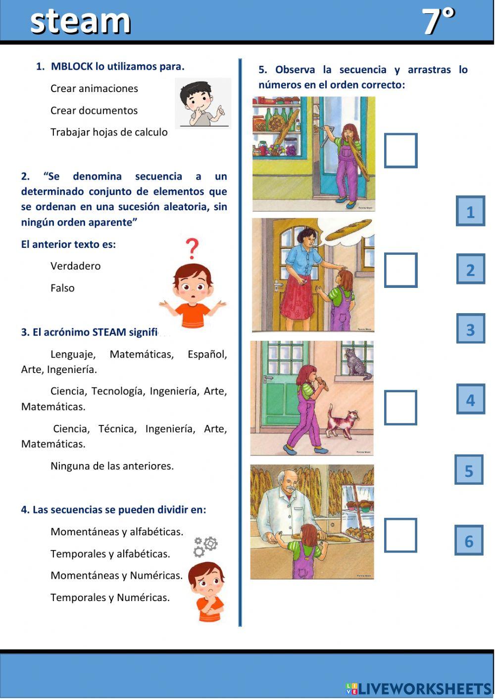 Steam 7 770154 | CARE81 | LiveWorksheets